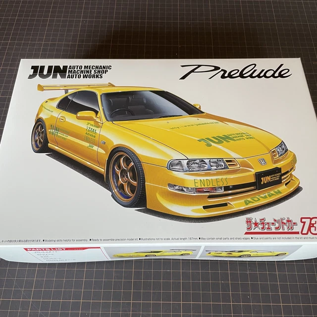 AOSHIMA 1/24 THE Tuned Car No.73 HONDA JUN Auto Mechanic BB1 PRELUDE ...