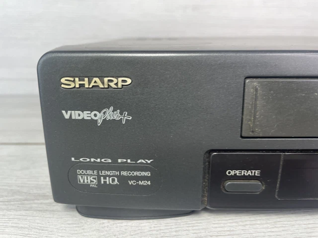 VINTAGE SHARP VIDEO Cassette Recorder VC-M24HM VHS Player VCR £18.98 ...
