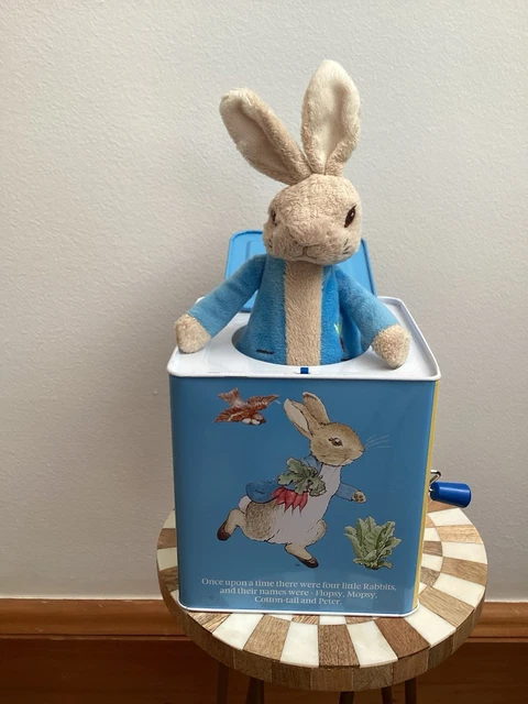 BEATRIX POTTER PETER Rabbit Jack'in-the-box Musical Toy To Pop Goes The ...