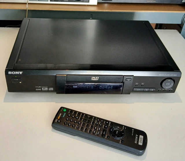 SONY DVP-S325 PLATINE Lecteur DVD CD VCD avec télécommande Bon État ...