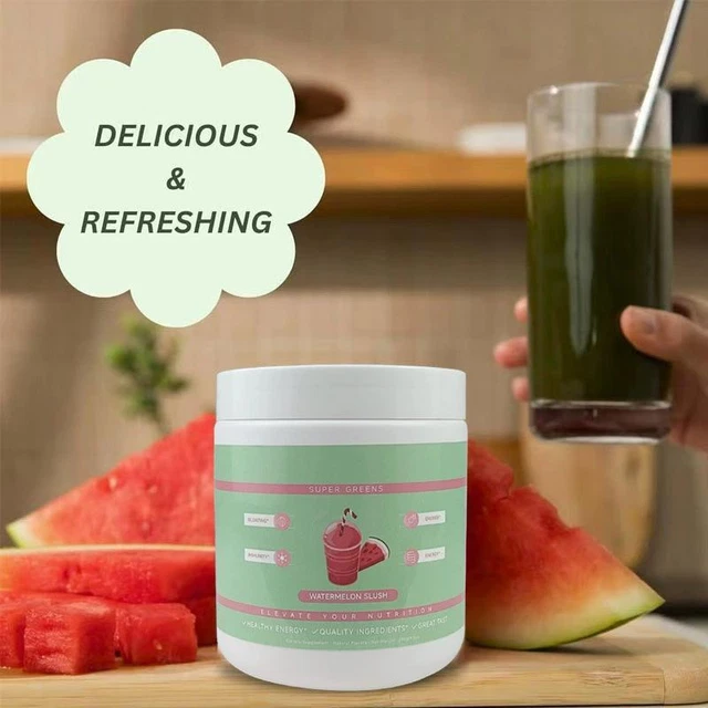 SUPER GREENS SUPER Fruit and Vegetable Powder Watermelon Slush Lot P3 £ ...