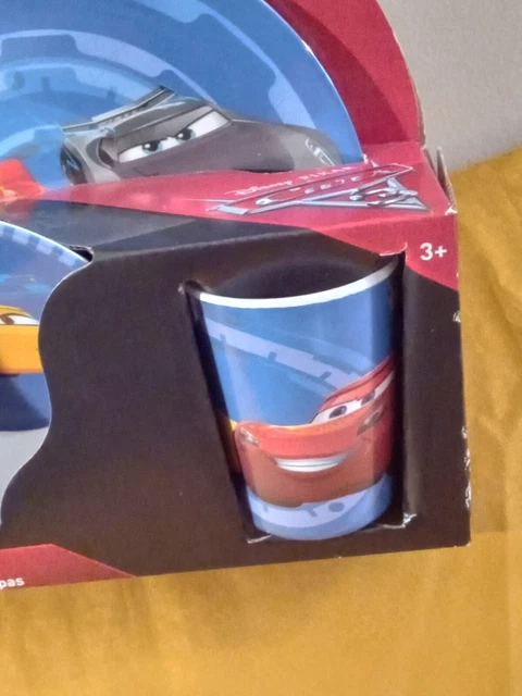 DISNEY PIXAR CARS Mealtime Set Of 3 - Plate, Cup, Bowl - New $28.00 ...