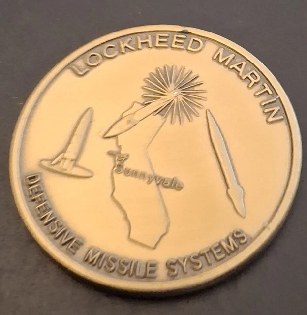 RARE LOCKHEED MARTIN THAAD Defense Missile Systems Huntsville COIN ...