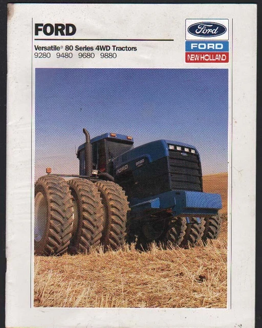 FORD VERSATILE 80 Series Articulated Tractors Brochure Leaflet £16.00 ...