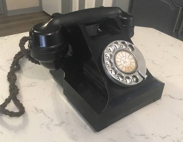 RARE ANTIQUE BAKELITE TELEPHONE, TWO DIGIT NUMBER 1930’s . Just 99p ...
