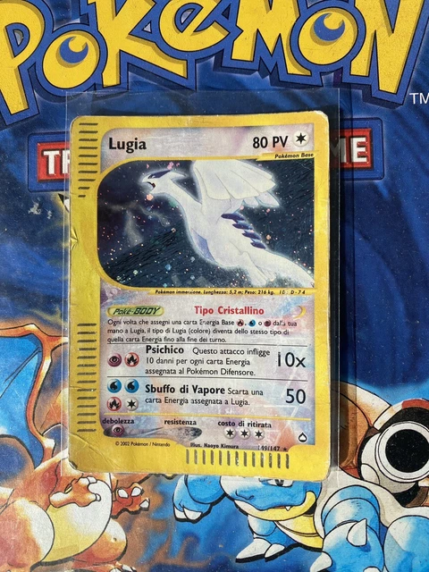 CARTA POKÉMON - Lugia Crystal Aquapolis 149/147 (AQ 149) EUR 135,00 ...