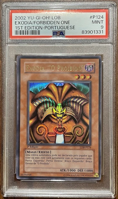 2002 YU-GI-OH! EXODIA The Forbidden One Ultra Rare 1st Edition LDB-P124 ...