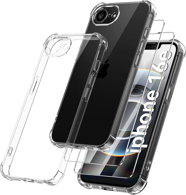CASE FOR APPLE iPhone 16e 2025 16 15 14 13 12 11 Pro Max Clear Gel ...