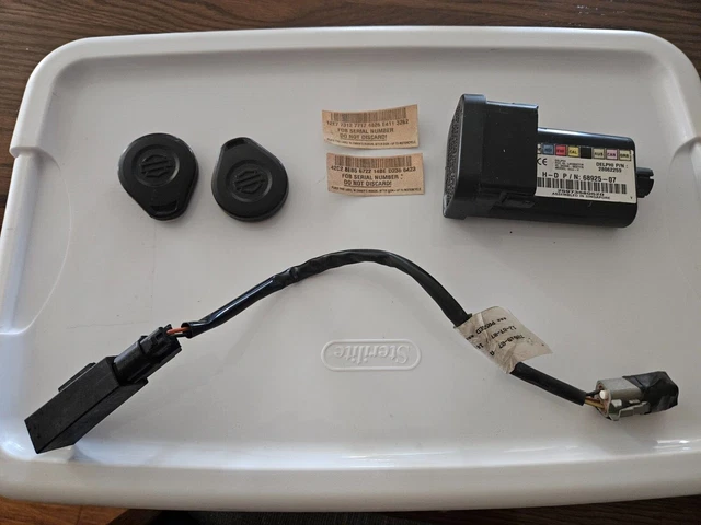 HARLEY-DAVIDSON TURN SIGNAL Security Control Module 68925-07 with FOBs ...