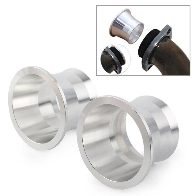 FOR HARLEY EXHAUST Port Torque Cones Drag Pipe Power Anti-Reversion ...