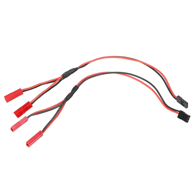 2PCS JST Y Cable Feale To Female Connector Plug Wire For -4 ESC RC Acc ...