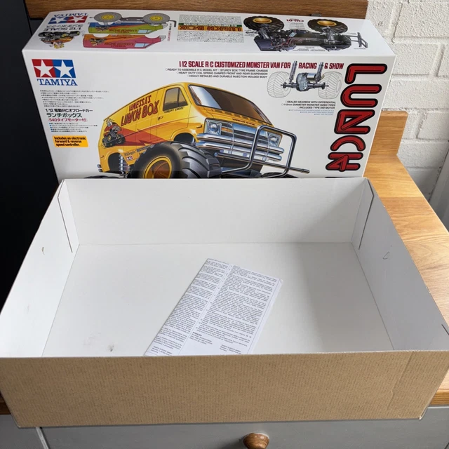 TAMIYA LUNCH BOX 1/12th Scale RC Car EMPTY BOX RARE £15.00 - PicClick UK