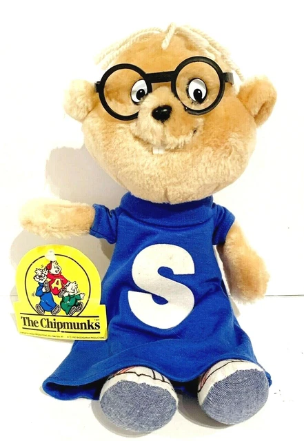 VINTAGE 1983 ALVIN and the Chipmunks Simon Plush Doll 12" CBS Toys ...