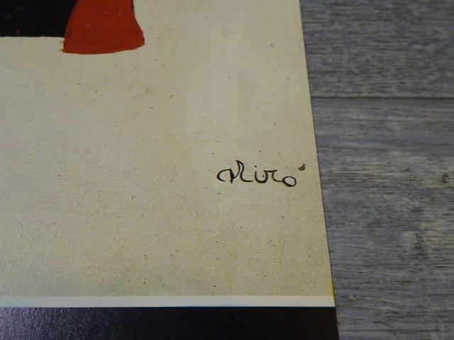 RARE AFFICHE JOAN MIRO Fondation Maeght 1990 - Hommage à Picasso EUR 79 ...