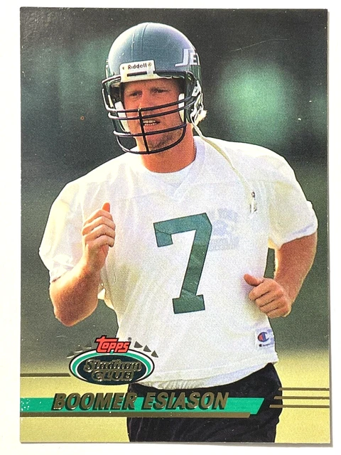 CARTE DE FOOTBALL BOOMER ESIASON New York Jets 1993 Topps Stadium Club #113 EUR 0,93 - PicClick FR