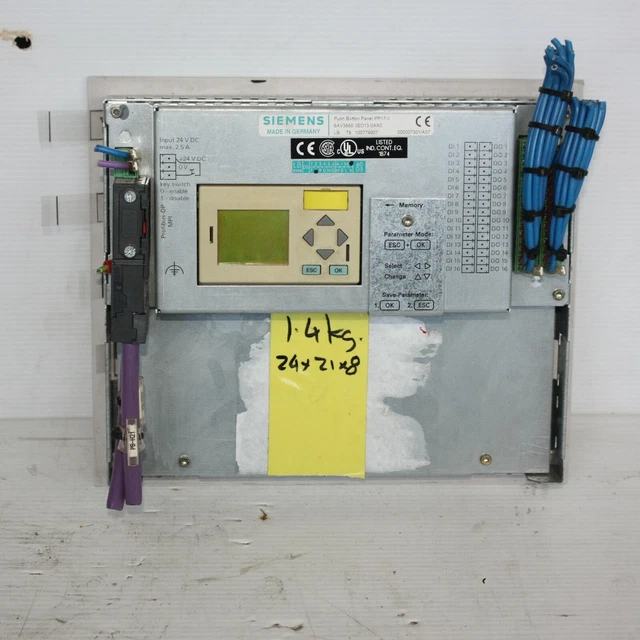 SIEMENS SIMATIC PLC HMI Controller Pantalla Push Button Panel PP17 ...