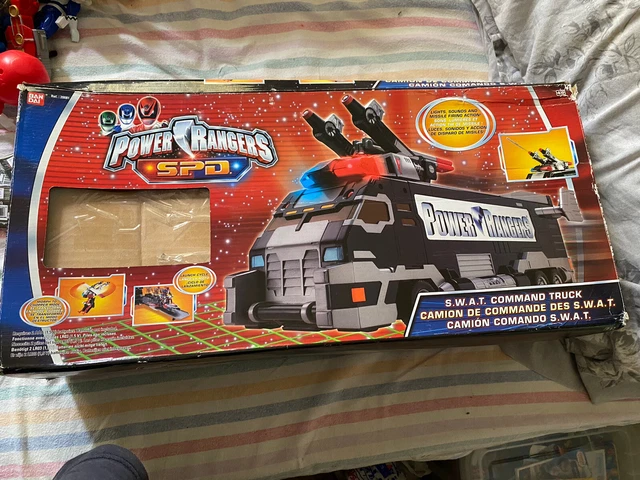 POWER RANGERS SPD SWAT Command Truck & Figures - Bandai 2005 Boxed £39. ...