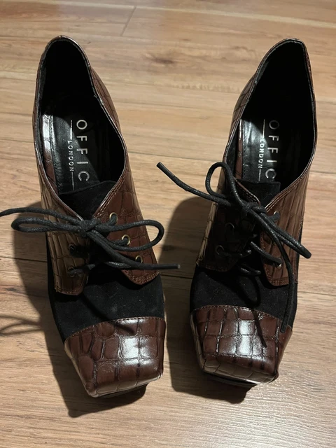 OFFICE LONDON PLATFORM Heeled Lace Up Shoes size 6 £10.78 - PicClick UK