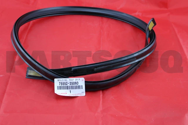 7555253020 GENUINE TOYOTA MOULDING, ROOF DRIP SIDE FINISH, LH 75552 ...