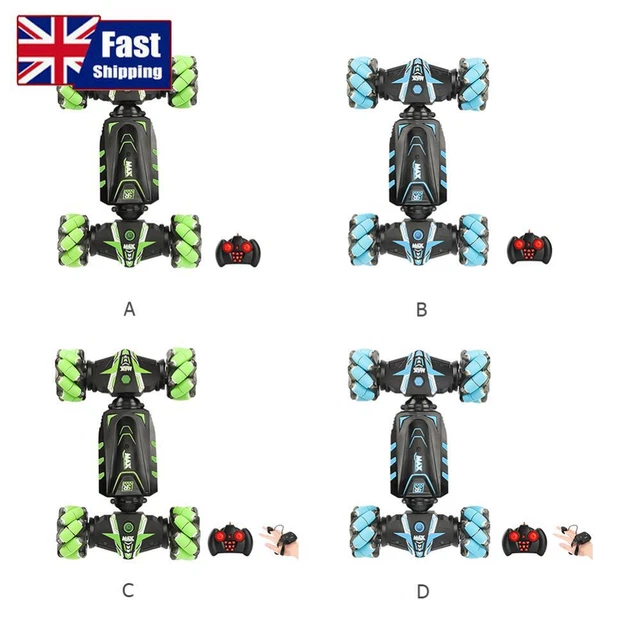 UK 4WD 2.4GHZ Gesture Sensor Watch Remote Control Vehicle Twist RC ...