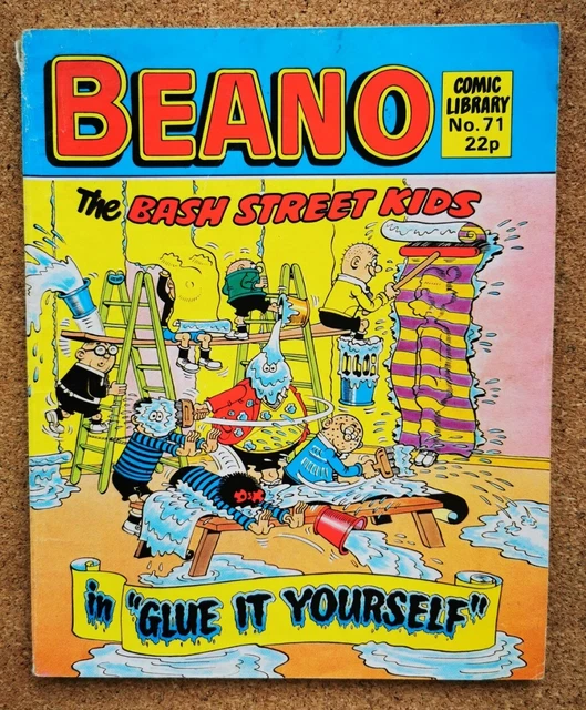 BEANO MINI PICTURE Story Comic Library #071 BASH STREET KIDS Glue It ...