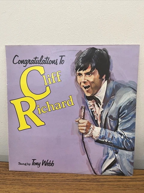 TONY WEBB - Congratulations to Cliff Richard - Vinyl Record LP EUR 7,58 ...