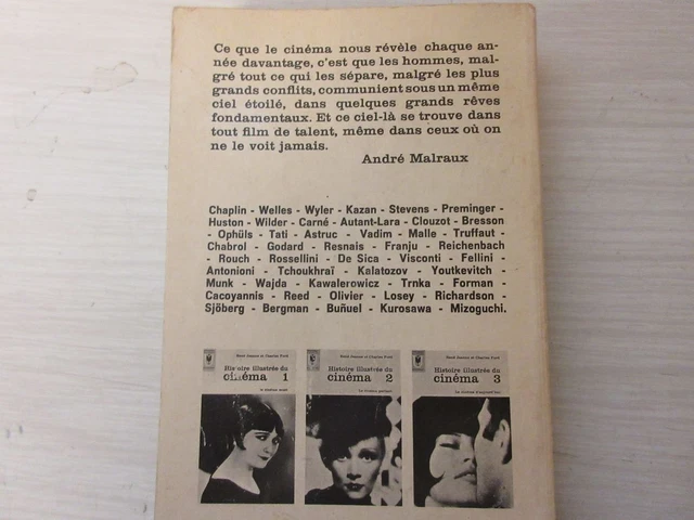 CINEMA LIVRE RENÉ JEANNE Charles FORD HISTOIRE ILLUSTREE du CINEMA d ...