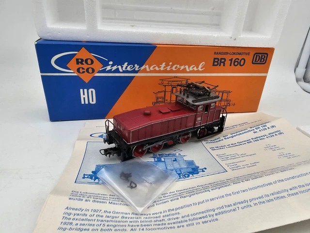 ROCO H0 4129A Rangierlok E-lok BR 160 der DB in OVP Sammlerzustand EUR ...