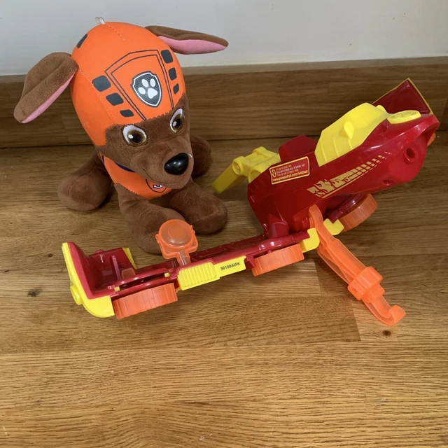 PAW PATROL FLIP And Fly Marshal Fire Engine And Zoomer Soft Toy £4.99 ...