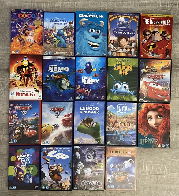 PIXAR DVD BUNDLE x 19 - Like New - Free Postage £23.60 - PicClick UK