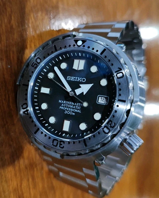 SEIKO NH35 47MM Marine Master Baby Tuna Mod Custom Professional Divers ...