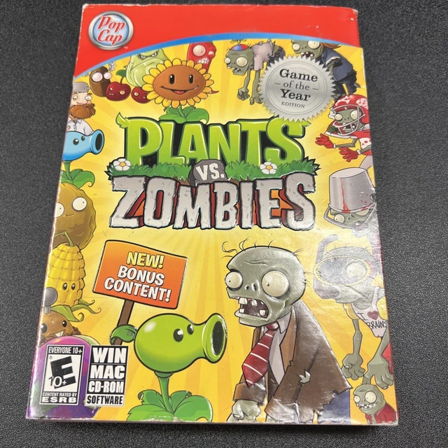 PLANTS VS ZOMBIES Game Of The Year Edition PC CD-ROM w Slipcover EUR 13 ...