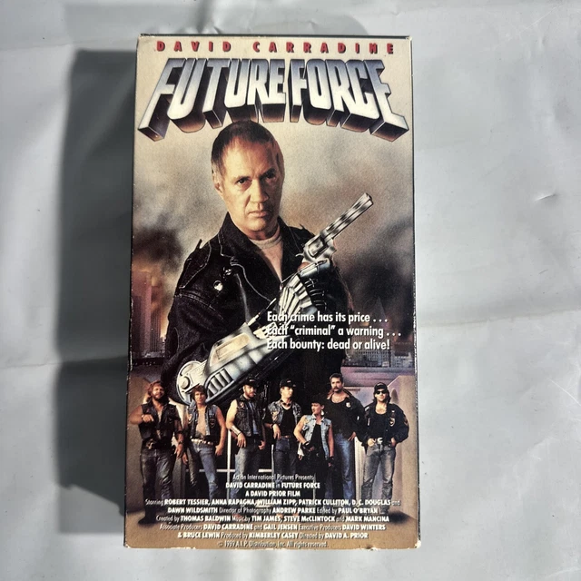 FUTURE FORCE 1988 VHS Tested David Carradine Cult Sci-Fi Action AIP ...