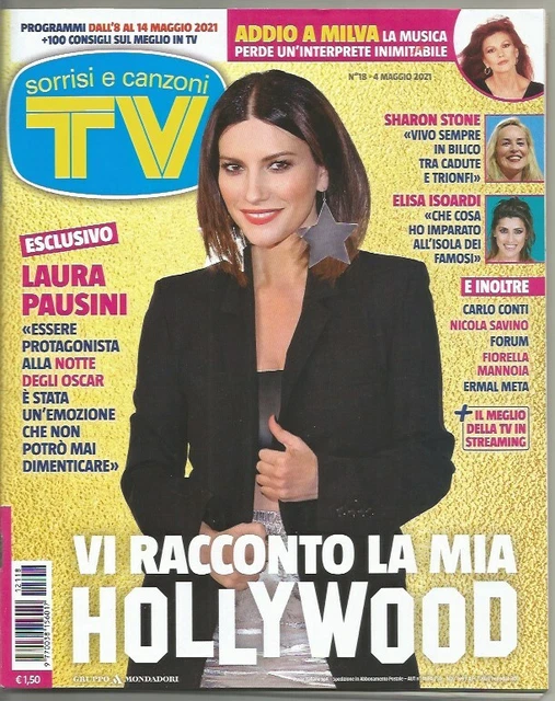 Rivista Settimanale Sorrisi E Canzoni Tv N 18 4 Maggio 2021 Gruppo