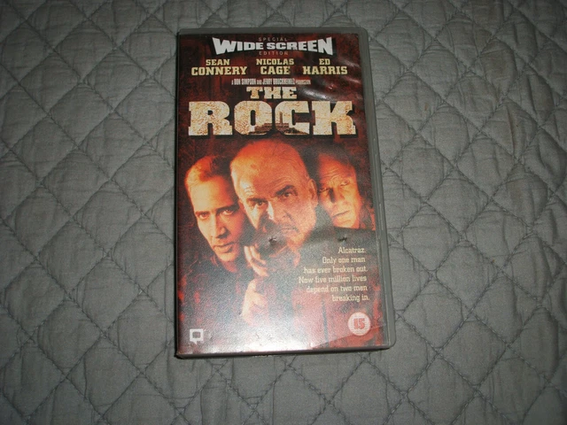 VHS TAPE.............THE ROCK.....(WIDESCREEN ) Sean Connery.. EUR 2,88 ...