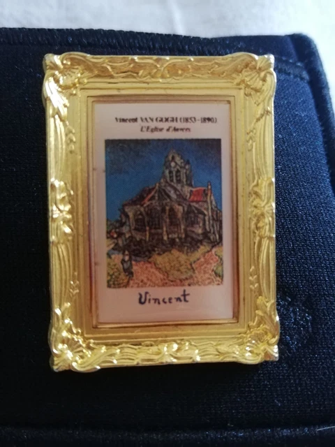 PIN'S VINCENT VAN Gogh.. Art Tableau.. L'église D'anvers.. Decat Paris ...