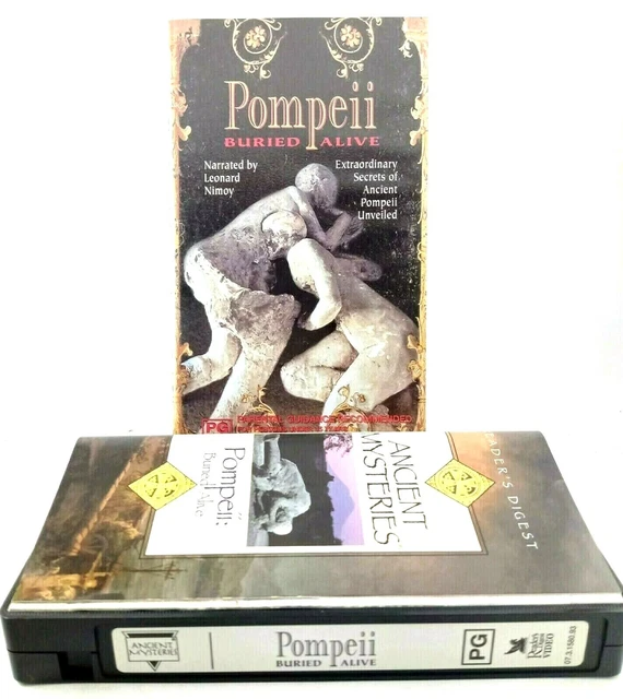POMPEII BURIED ALIVE - Ancient Mysteries - VHS Tape Rated PG Approx 50 ...