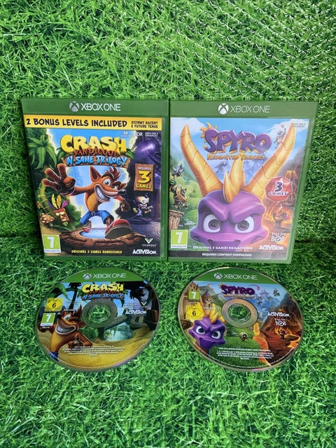 CRASH BANDICOOT INSANE Trilogy & Spyro Reignited Trilogy On Xbox One ...