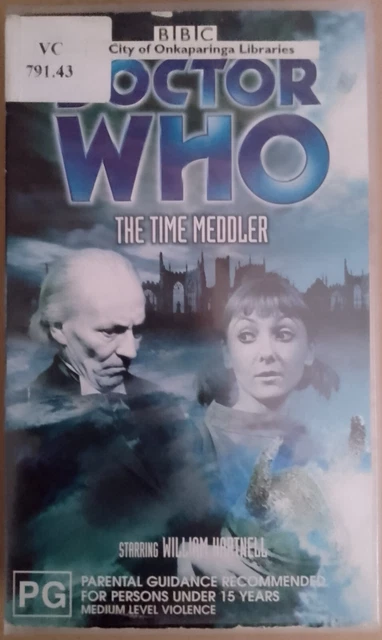 DOCTOR DR WHO Time Meddler VHS Hartnell PAL video Ex-Library ABC BBC ...