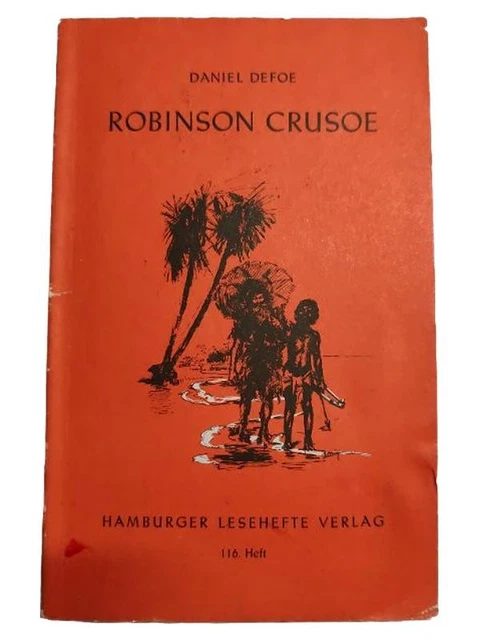 HAMBURGER LESEHEFTE ROMAN d'aventure Robinson Crusoe Defoe EUR 4,95 ...