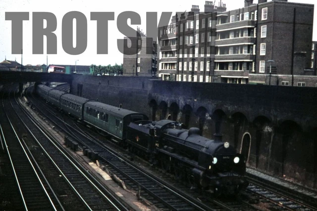 35MM SLIDE BR British Railways Steam Loco 31402 Class N Clapham ...