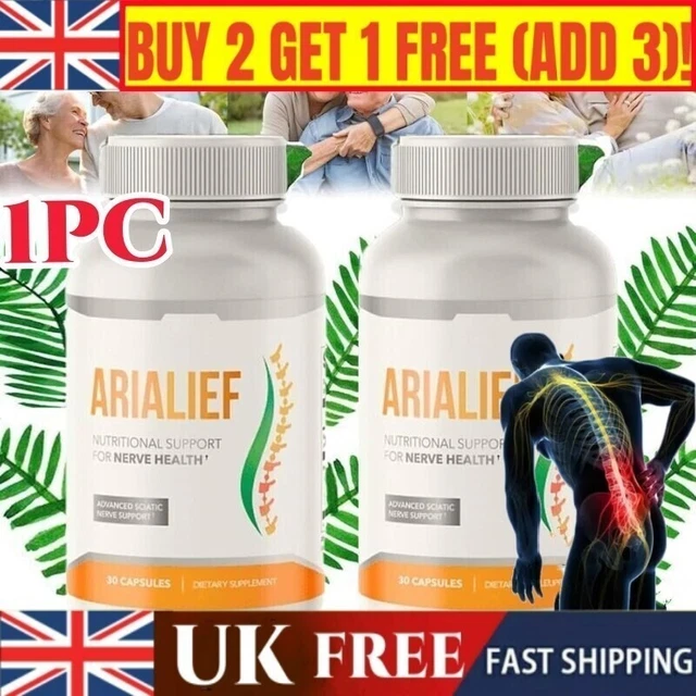 ARIALIEF DIETARY SUPPLEMENT, Arialief Sciatica Pain - Relief Capsules £ ...
