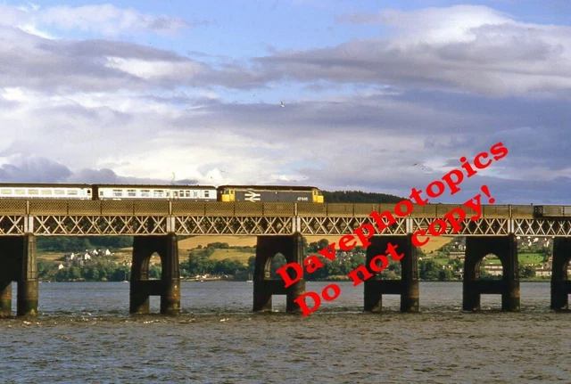 ORIGINAL 35MM Slide Train / Engine Railway / Scotland 47646 on the Tay ...