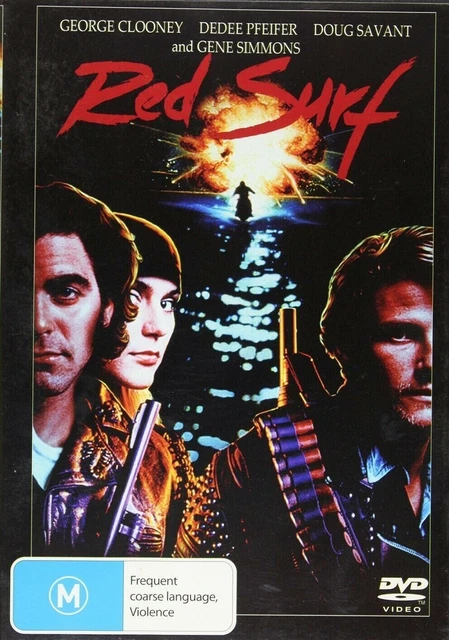 RED SURF DVD 1989 George Clooney 80s Movie Action Drug Crime Drama Cult ...