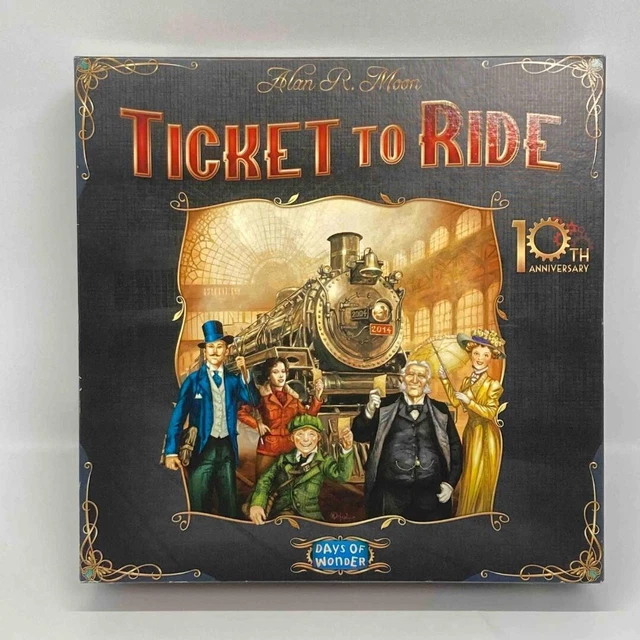TICKET TO RIDE Board Game 10th Anniversary day of wonder ver $517.59 ...