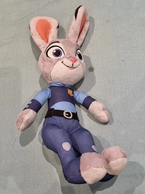 DISNEY ZOOTROPOLIS OFFICER Judy Hopps Rabbit Talking Plush Toy Teddy GC ...
