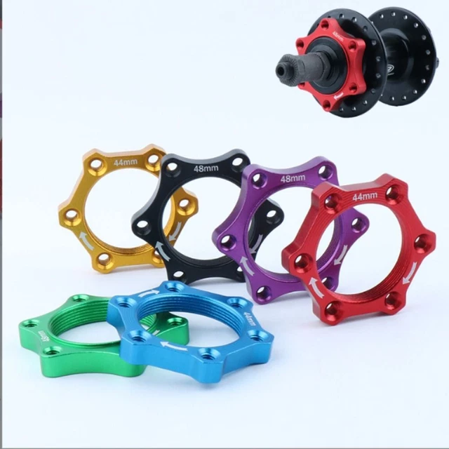 MTB THREADED HUBS Disk Bike Freewheel Flange Adapter Disc Brake Rotor ...
