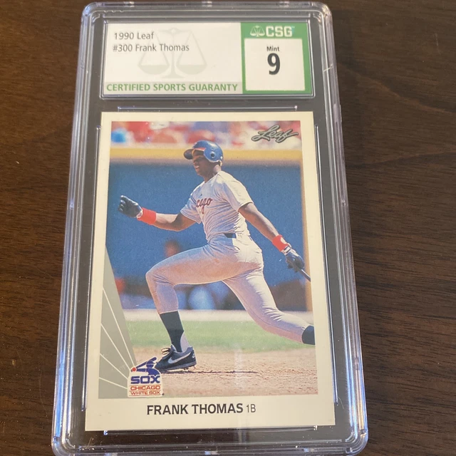 1990 LEAF FRANK Thomas RC #300 CSG 9 Mint. EUR 21,44 - PicClick FR