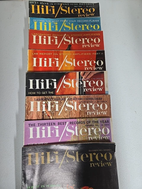 HI FI STEREO Review Magazine 1961 Lot Of 8 £26.61 - PicClick UK