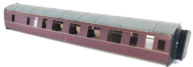 O GAUGE SCRATCH/KIT Built Lms Period Iii Corridor Brake Coach See ...